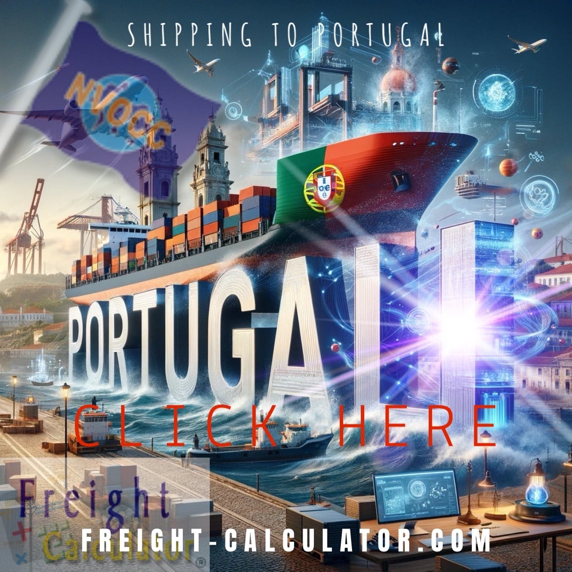 Shipping Moving Container To Portugal Freight Calculator